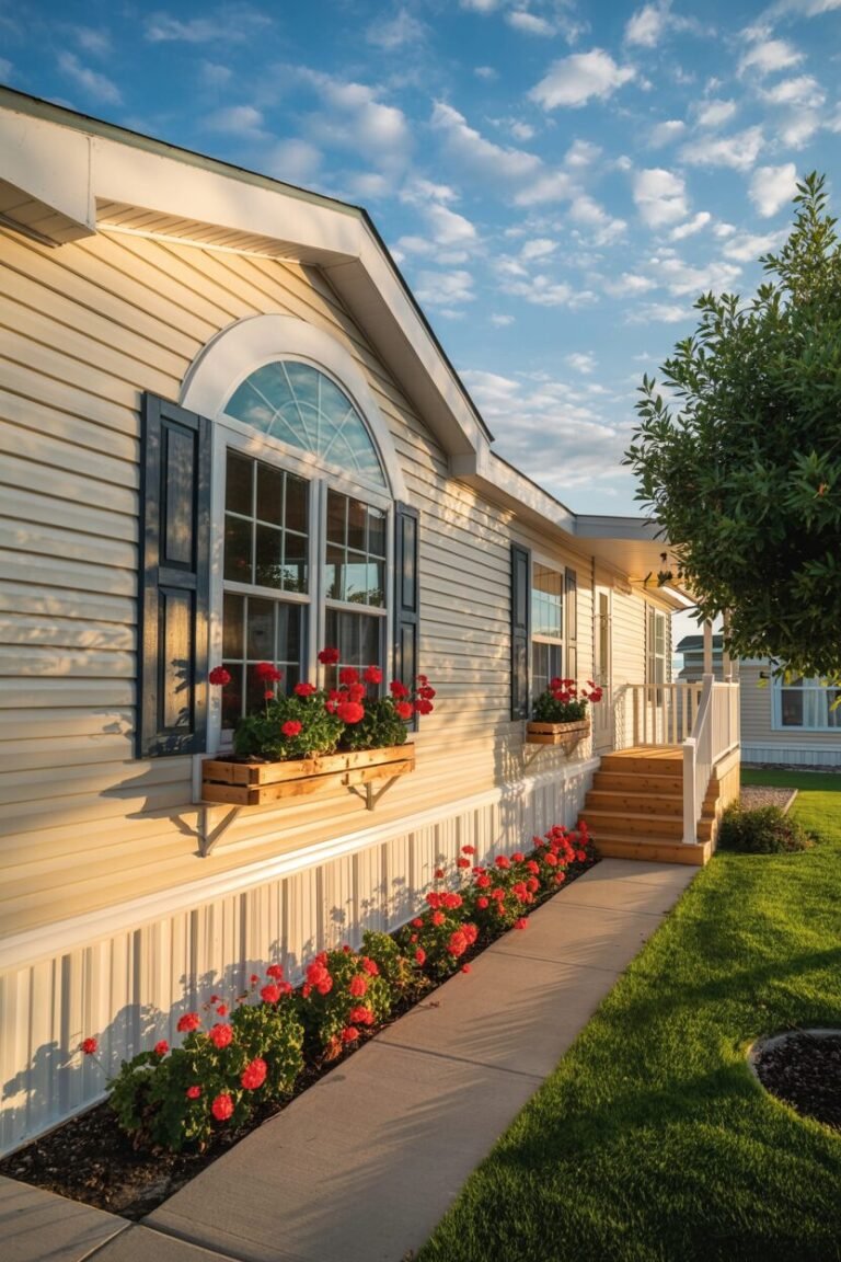 How to Make a Mobile Home Look Like a Real House Using Design ...