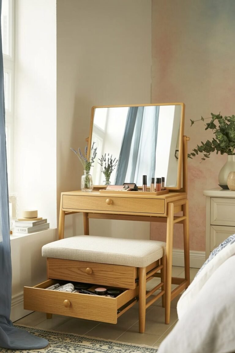 How to Create an Instagram-Worthy Vanity in a Small Bedroom – homifying.com