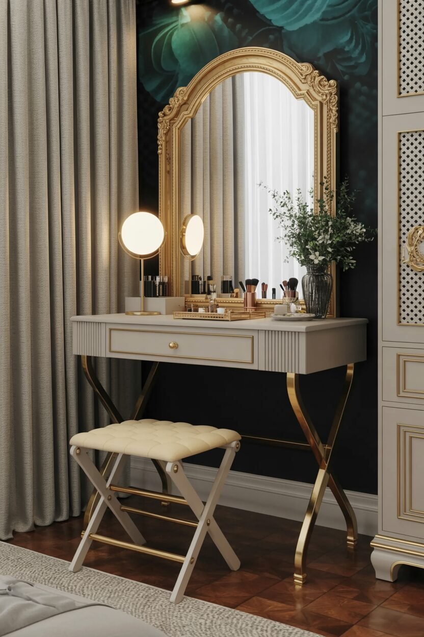 How to Create an Instagram-Worthy Vanity in a Small Bedroom – homifying.com