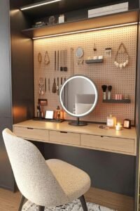 How to Create an Instagram-Worthy Vanity in a Small Bedroom – homifying.com