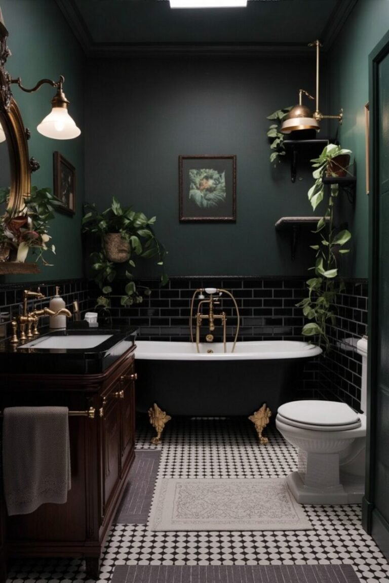 Dark Moody Bathrooms: The Bold Design Trend You Didn’t Know You Needed ...