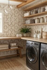 Laundry Room Wallpaper Done Right: Pattern, Scale, and Balance ...