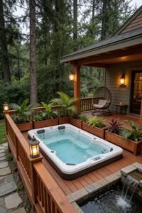 How to Design an Outdoor Jacuzzi That Feels Calm, Cozy, and Expensive ...